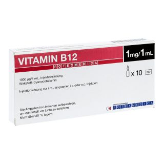Vitamin B12 Rotexmedica Injektionslösung 10X1 ml
