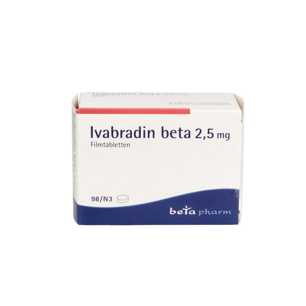 Ivabradin beta 2,5 mg Filmtabletten 98 stk günstig bei apo.com