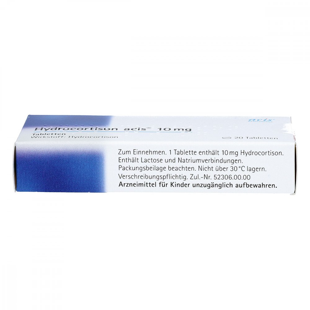 Hydrocortison acis 10 mg Tabletten 20 stk günstig bei apo.com