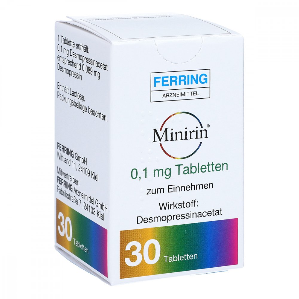 Minirin 0,1 mg Tabletten 30 stk günstig bei apo.com