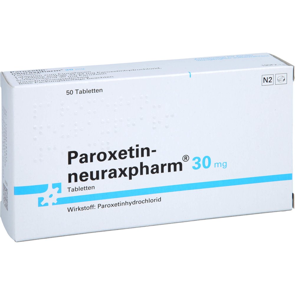 Paroxetin-neuraxpharm 30mg 50 stk günstig bei apo.com