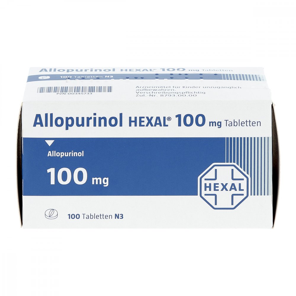 Allopurinol HEXAL 100 100 stk günstig bei apo.com