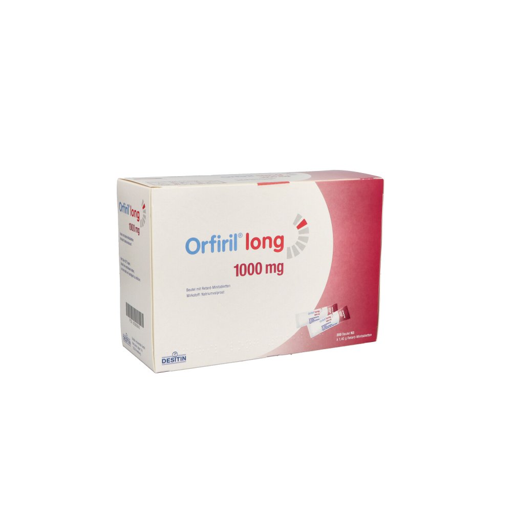 Orfiril long 1000mg Retard-Minitabletten 200 stk