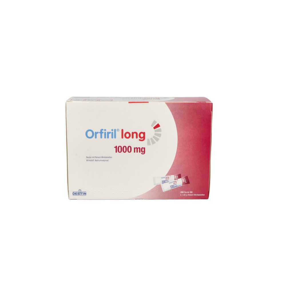 Orfiril long 1000mg Retard-Minitabletten 200 stk