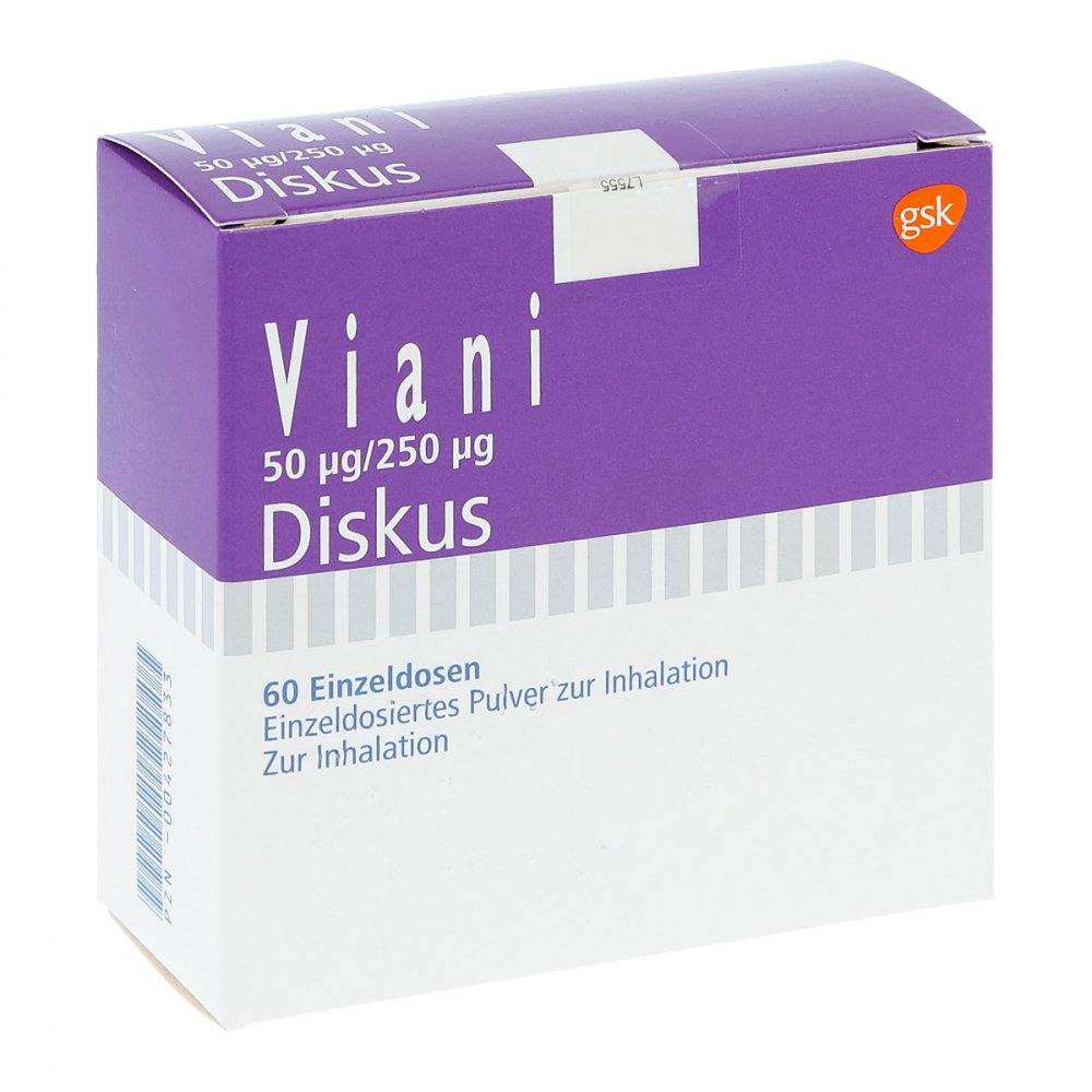 Viani 50μg/250μg Diskus 60 stk günstig bei apo.com