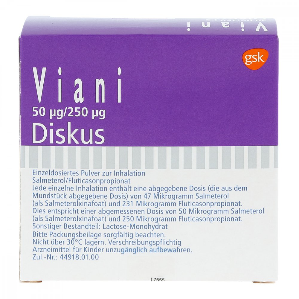 Viani 50μg/250μg Diskus 60 günstig bei apo.com