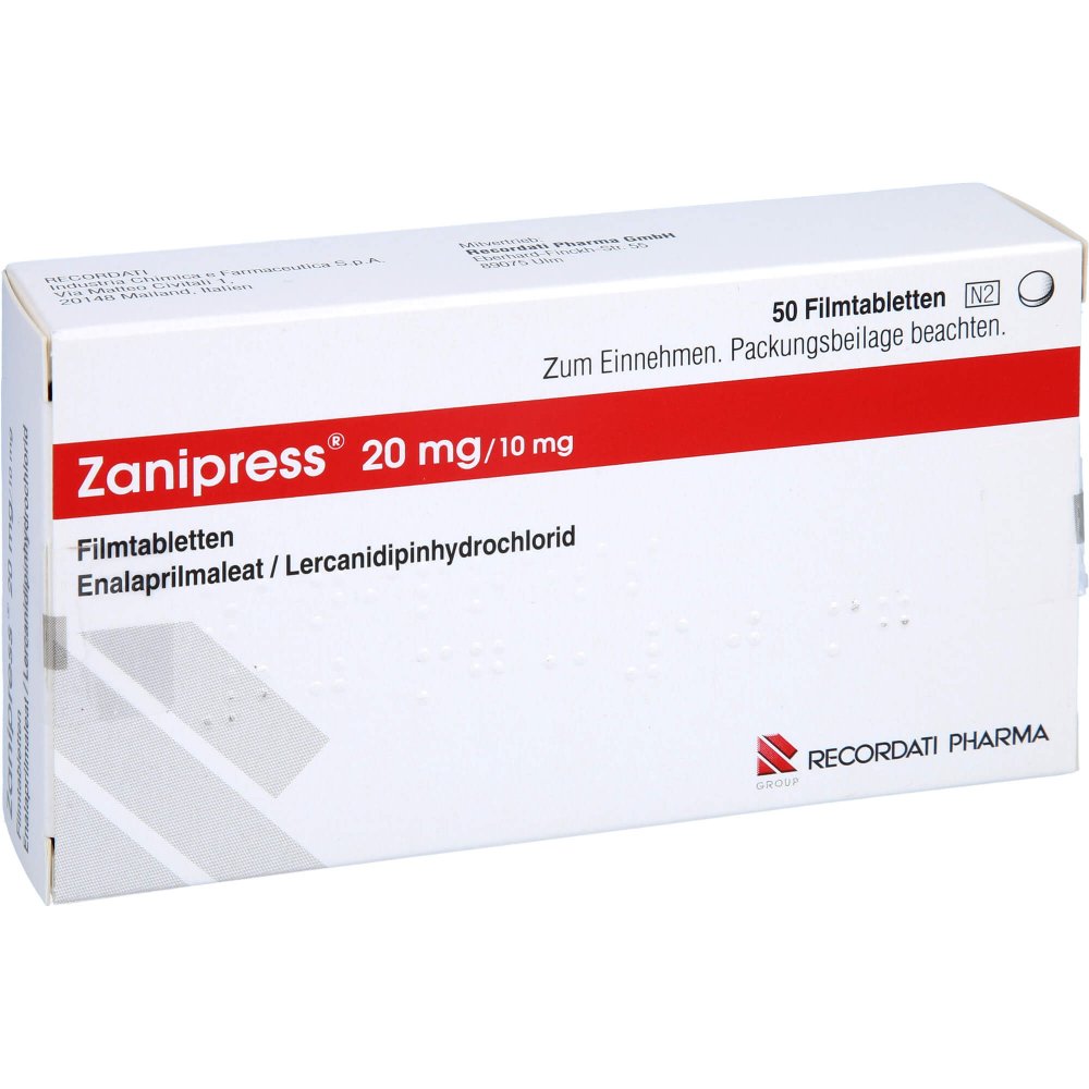 Zanipress 20 mg/10 mg Filmtabletten 50 stk günstig bei apo.com