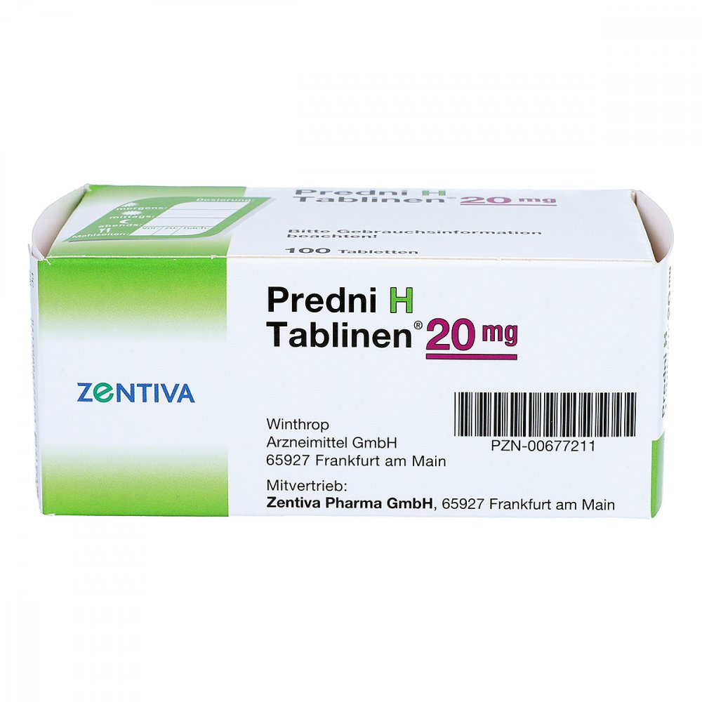 Predni H Tablinen 20 mg Tabletten 100 stk günstig bei apo.com