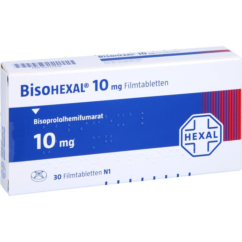 BisoHEXAL 10mg 30 stk günstig in der Online Apotheke apo.com bestellen