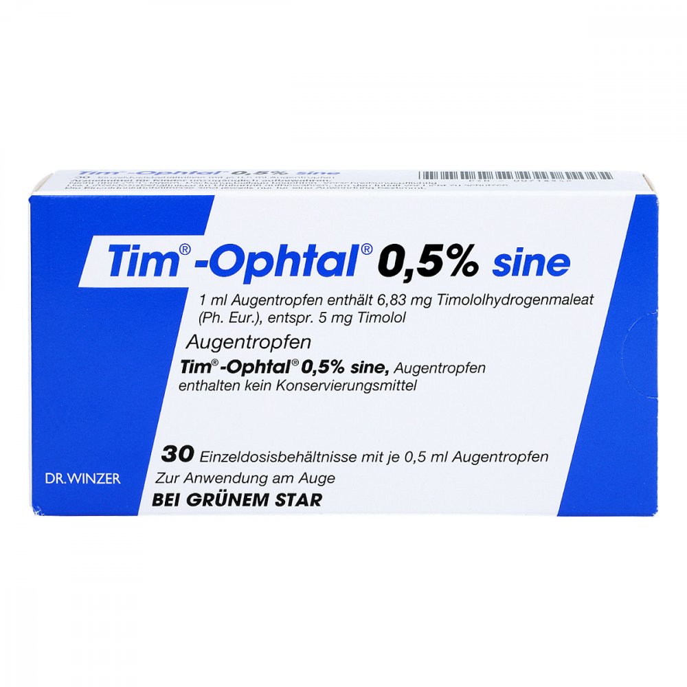 Tim-Ophtal 0,5% sine Augentropfen 0,5ml 30X0.5 ml