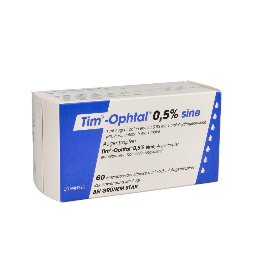 Tim-Ophtal 0,5% sine Augentropfen 0,5ml 60X0.5 ml