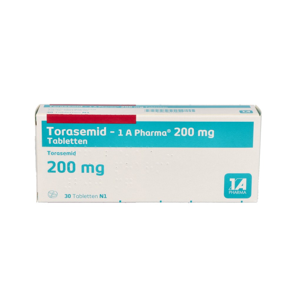 Torasemid-1A Pharma 200mg 30 stk günstig bei apo.com