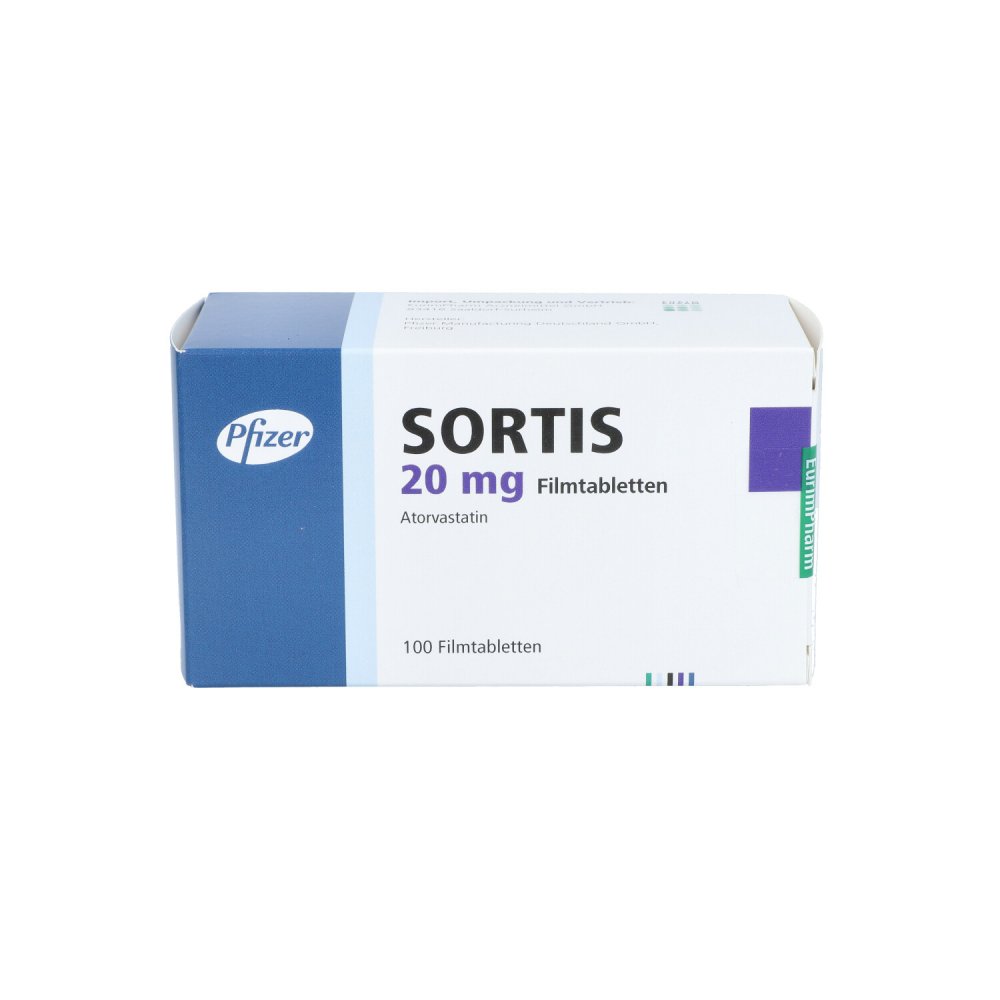 Sortis 20mg 100 stk günstig in der Online Apotheke apo.com bestellen