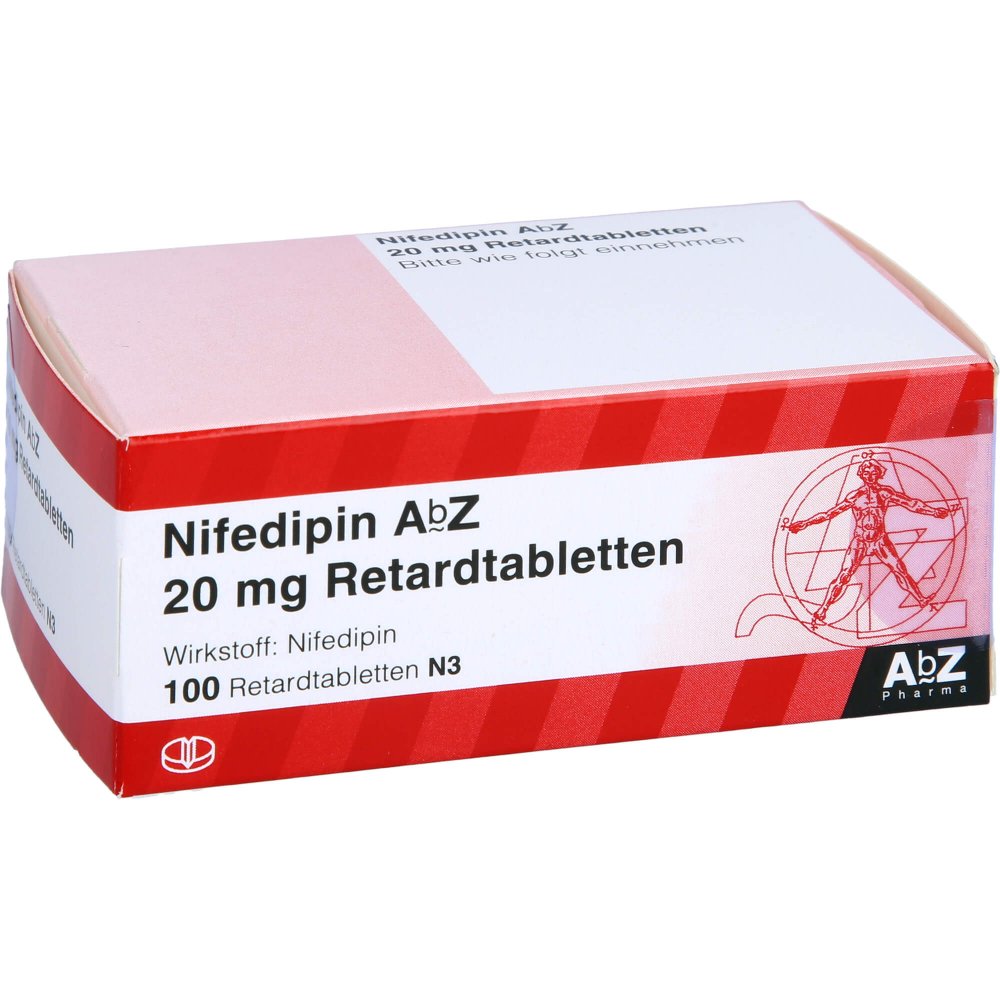 Nifedipin AbZ 20mg retard 100 stk günstig bei apo.com
