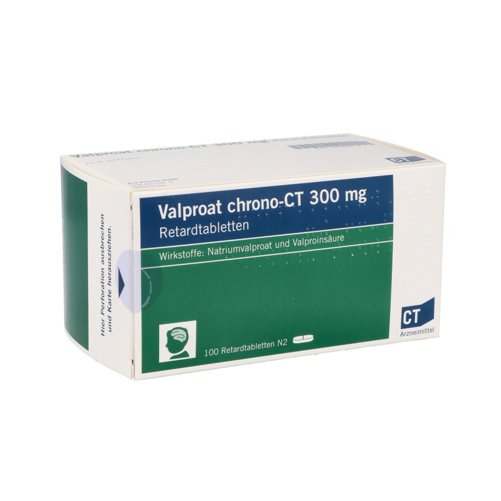 Valproat chrono-CT 300 mg Retardtabletten 100 stk