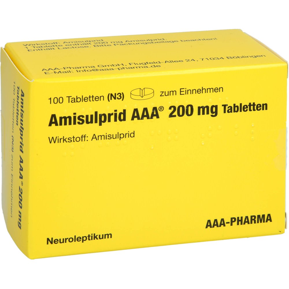Amisulprid AAA-Pharma 200mg 100 stk günstig bei apo.com