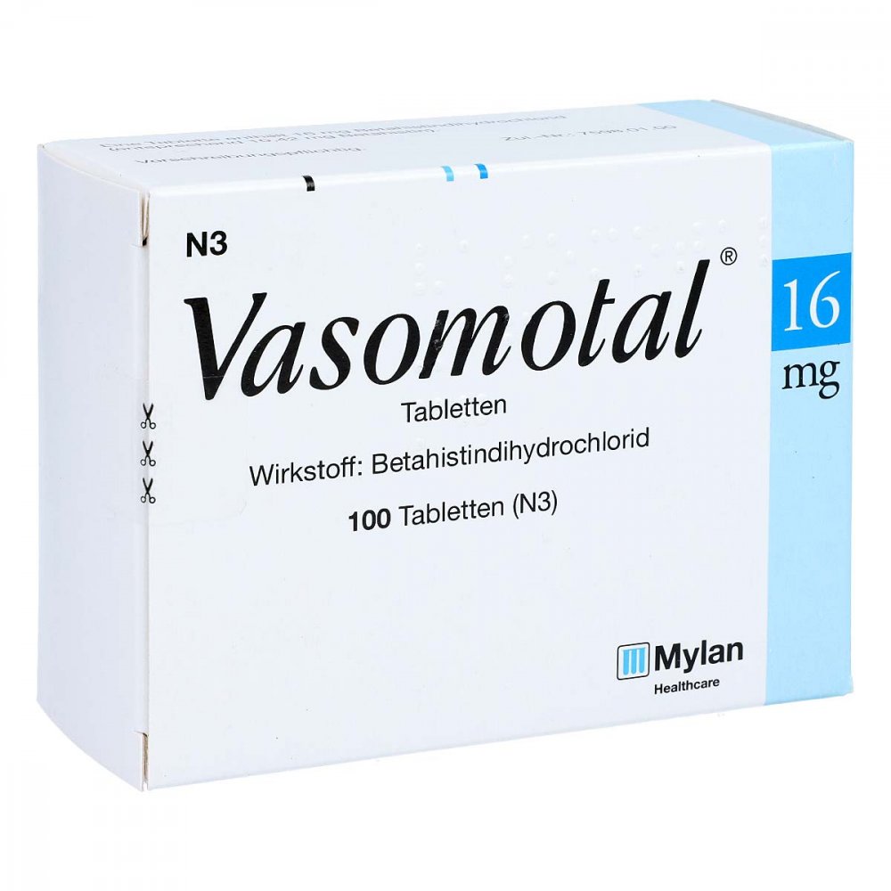 Vasomotal 16 mg Tabletten 100 stk günstig bei apo.com