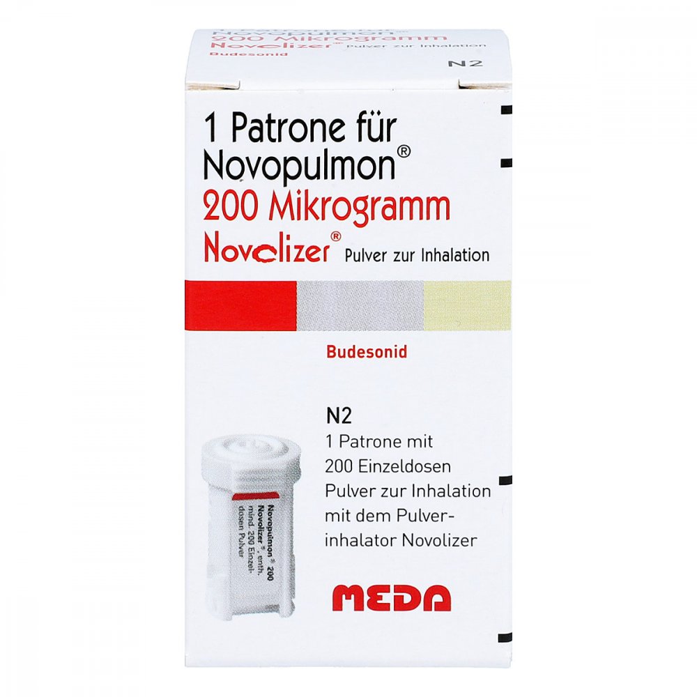 Novopulmon 200 [my]g Novolizer Patrone 1x200 Ed 1X200 stk