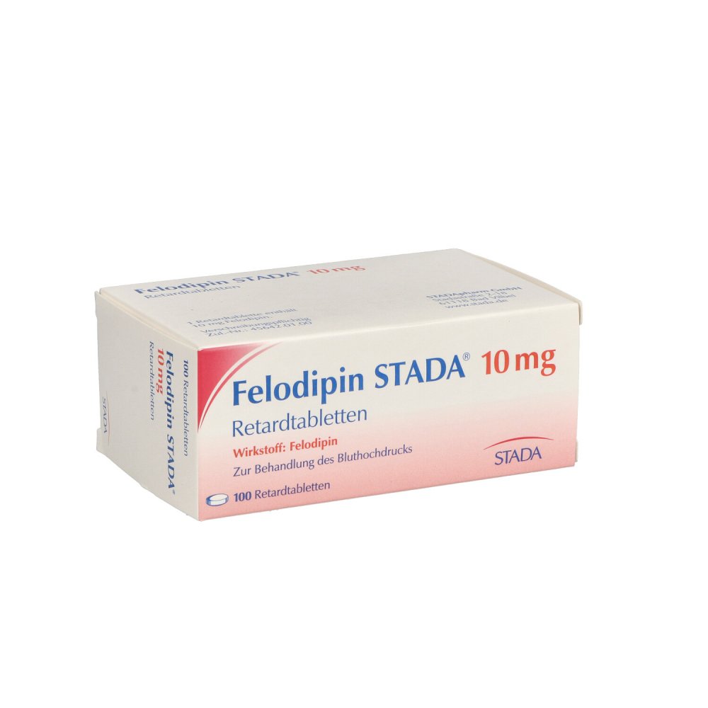 Felodipin Stada 10 mg Retardtabletten 100 stk