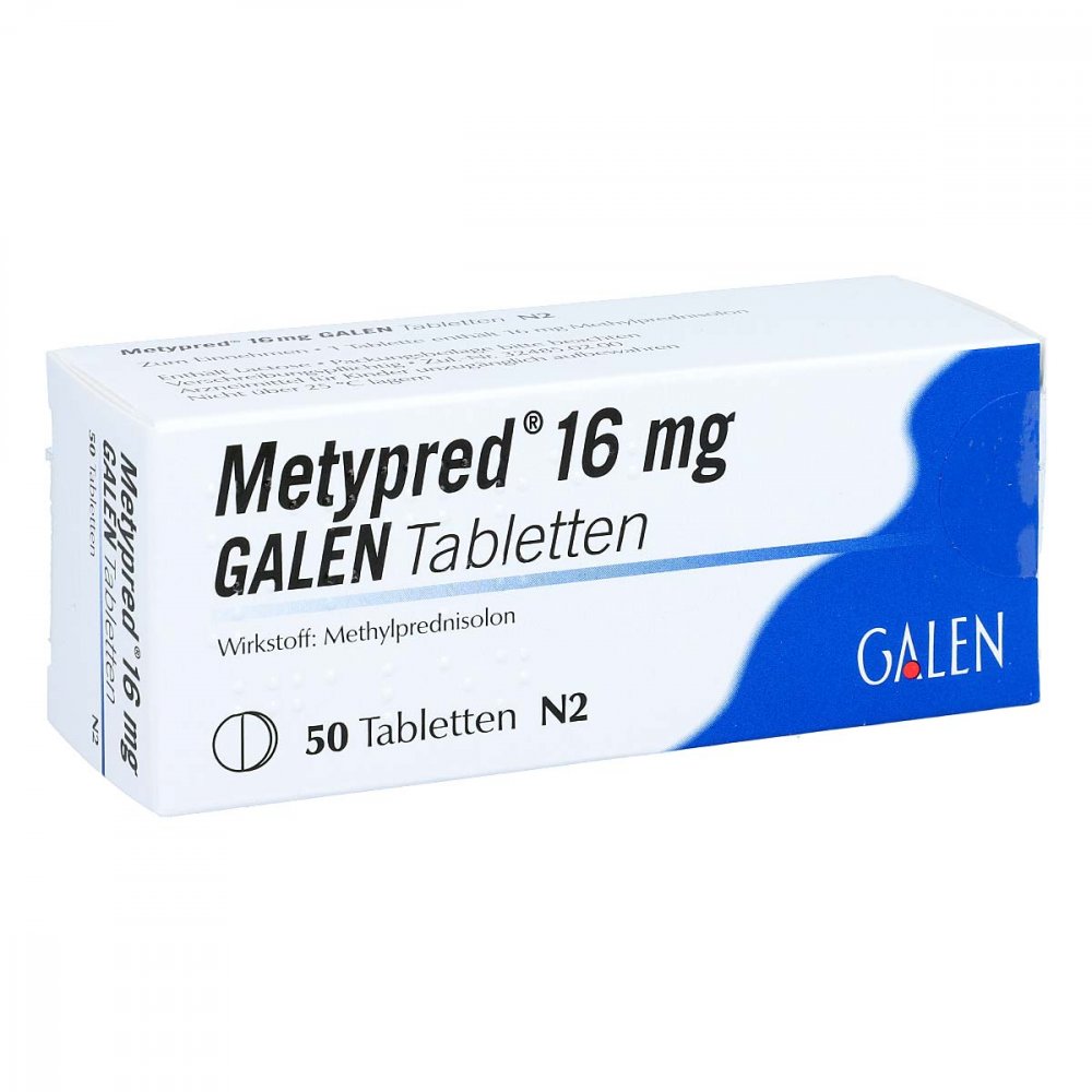 Metypred 16 mg Galen Tabletten 50 stk günstig bei apo.com