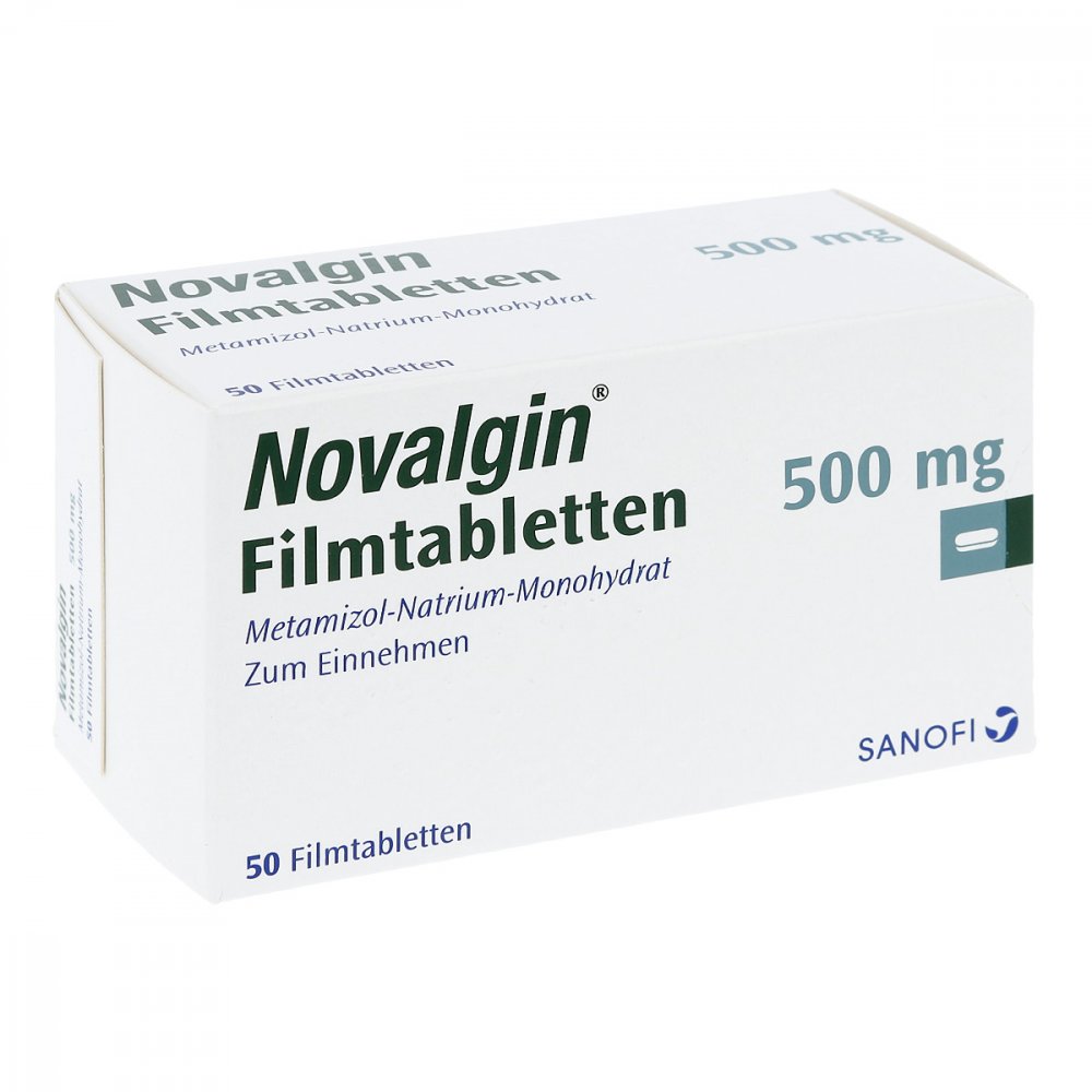 Novalgin 500mg 50 stk günstig in der Online Apotheke apo.com bestellen
