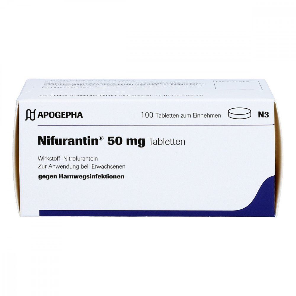 Nifurantin 50 mg Tabletten 100 stk günstig bei apo.com