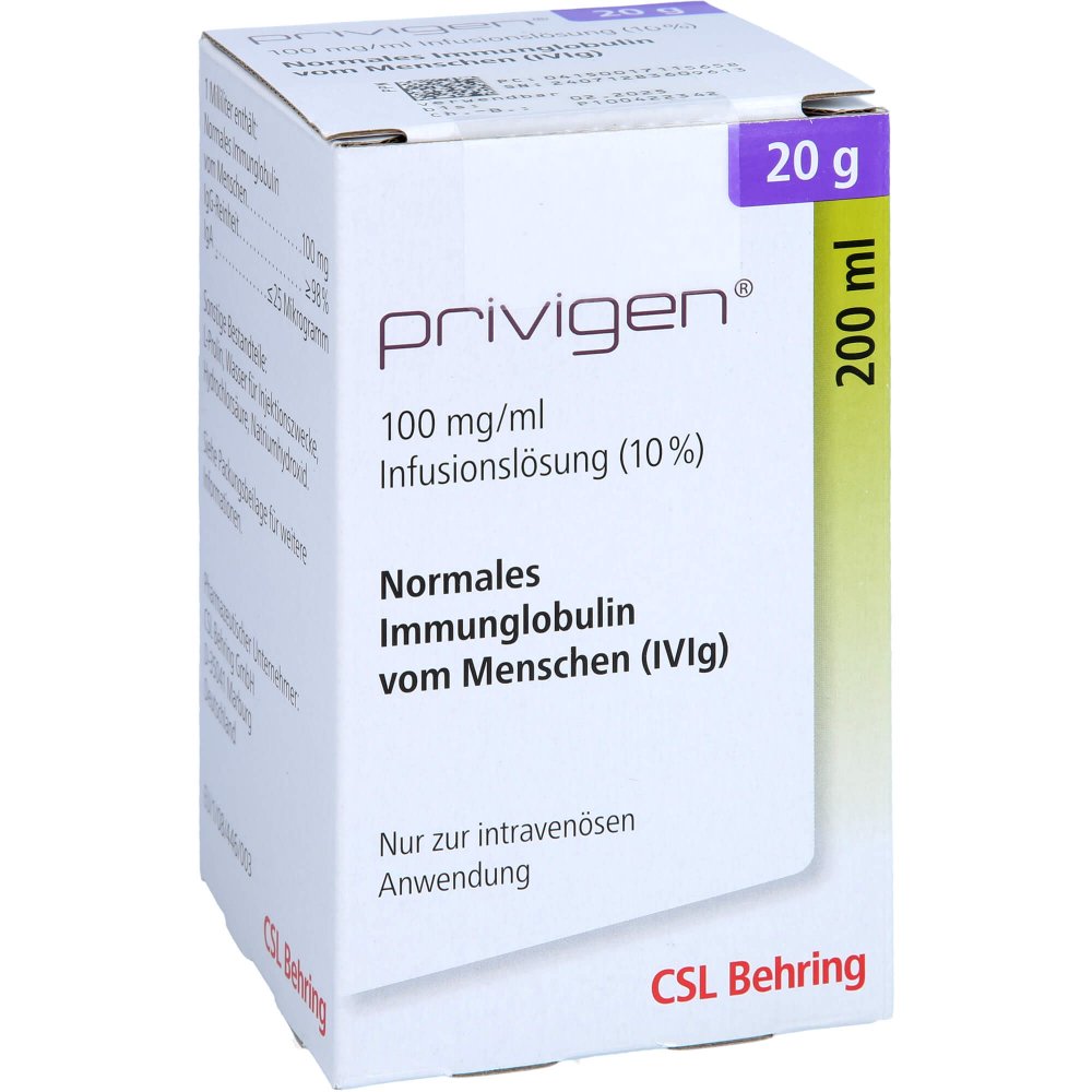Privigen 10% Lösung 20 g Infusionslösung 200 ml