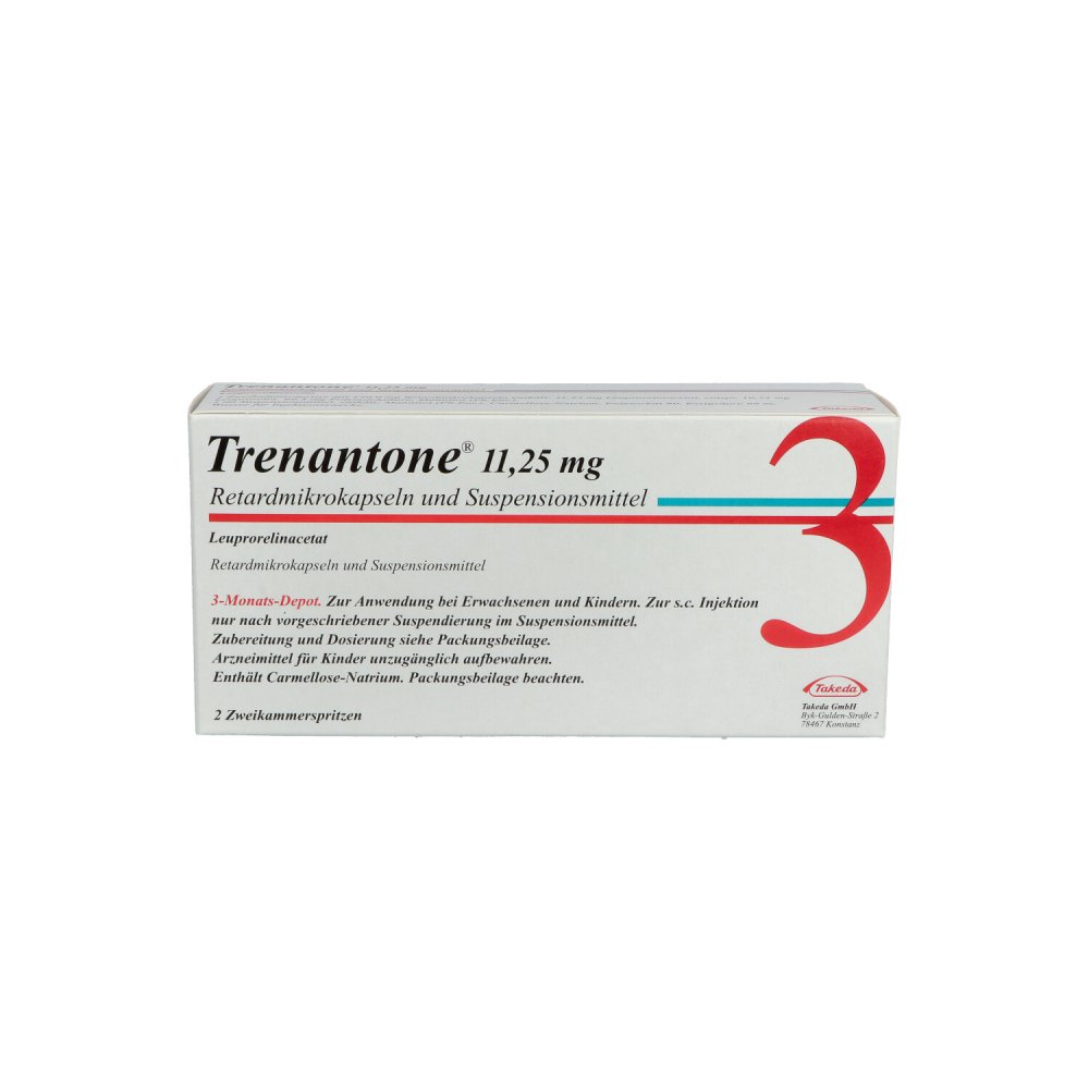 Trenantone 11,25 mg 2-kammerspr.ret.mikrokps.u.sus 2 stk