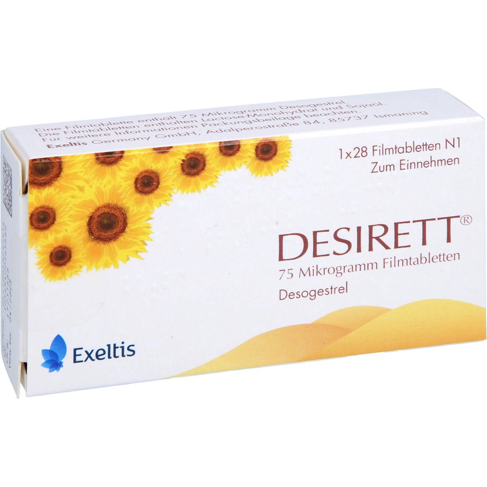 Desirett 75 Mikrogramm Filmtabletten 1X28 stk