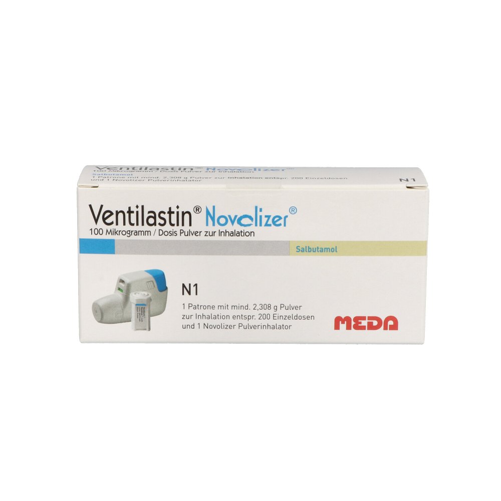Ventilastin Novolizer Starterp.inhal.+pat.200 Hub 1X200 stk