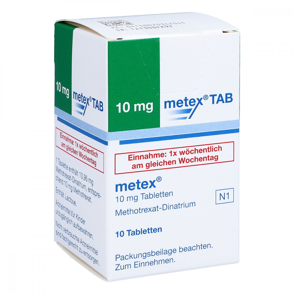 Metex 10 mg Tabletten 10 stk günstig bei apo.com