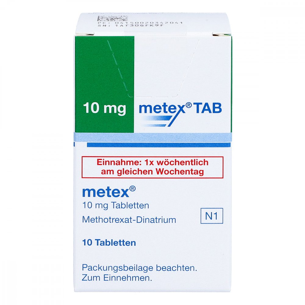 Metex 10 mg Tabletten 10 stk günstig bei apo.com