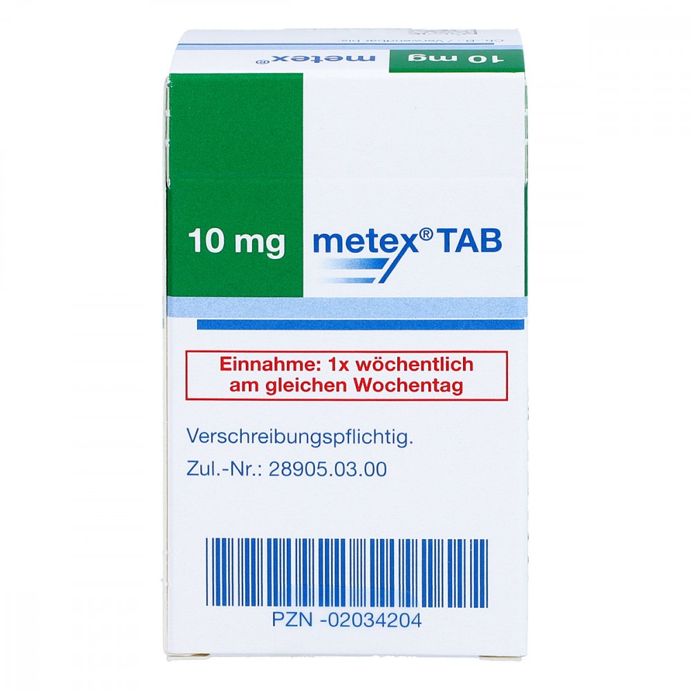 Metex 10 mg Tabletten 10 stk günstig bei apo.com