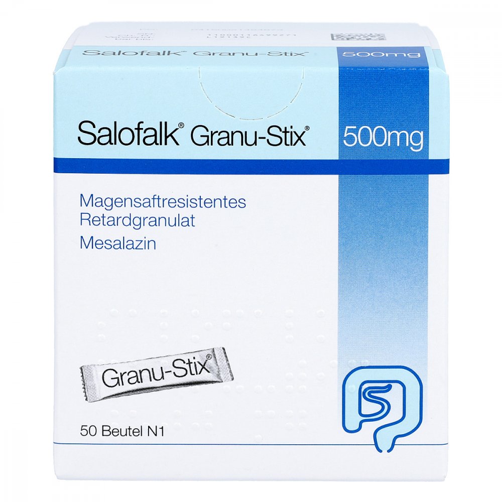 Salofalk Granu-Stix 500mg magensaftresistent 50 stk