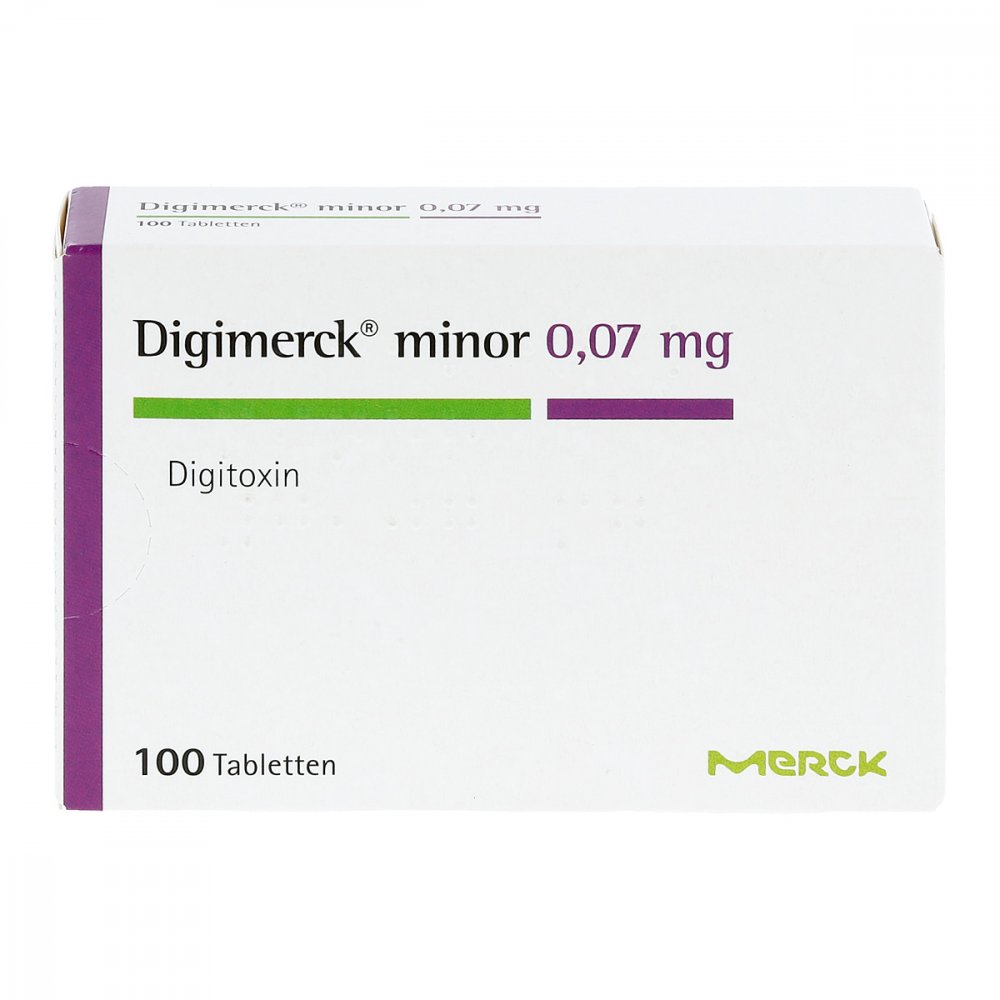 Digimerck minor 0,07 mg Tabletten 100 stk günstig bei apo.com