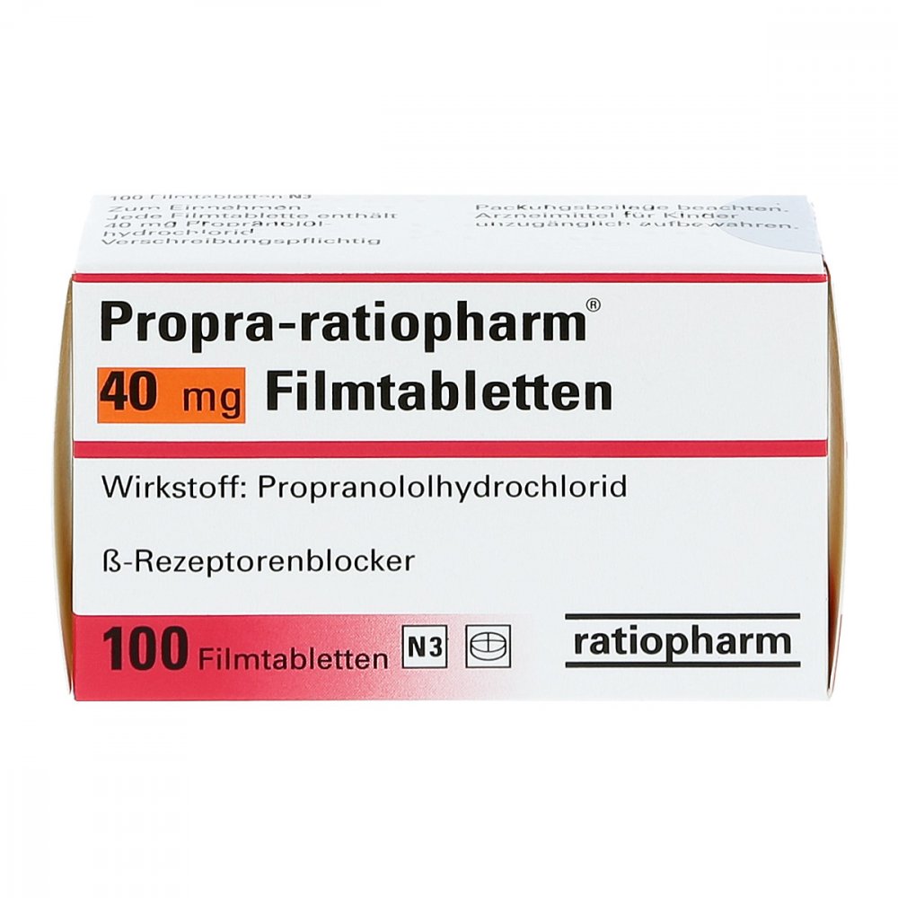 Propra-ratiopharm 40mg 100 stk günstig bei apo.com