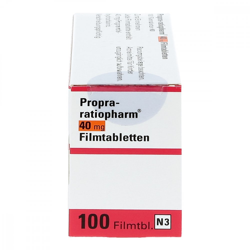 Propra-ratiopharm 40mg 100 stk günstig bei apo.com