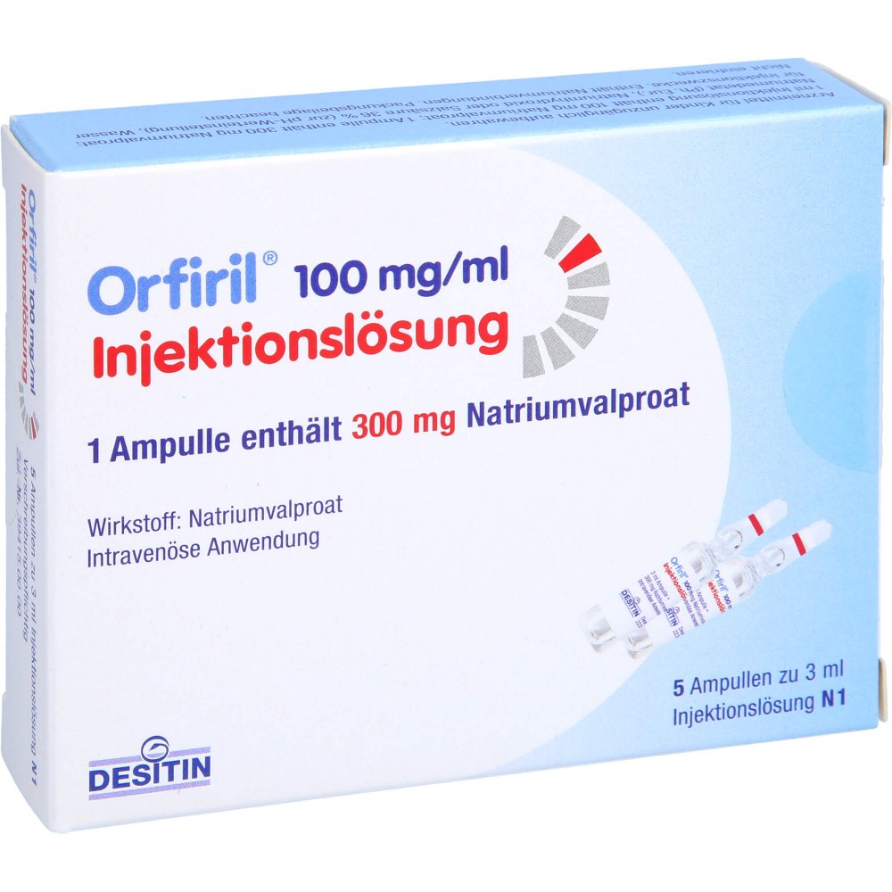 Orfiril 100 mg/ml Injektionslösung 5X3 ml günstig bei apo.com