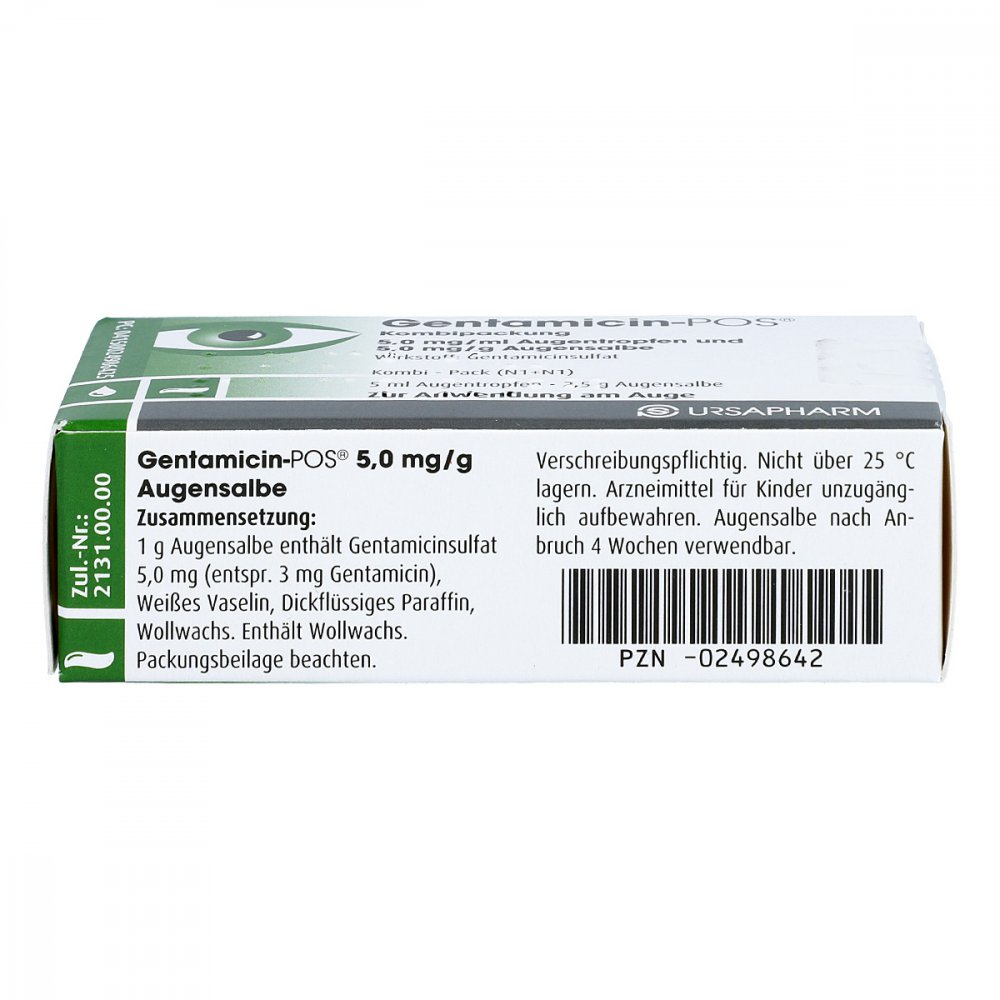 Gentamicin Pos Kombipackung 1 Pck günstig bei apo.com