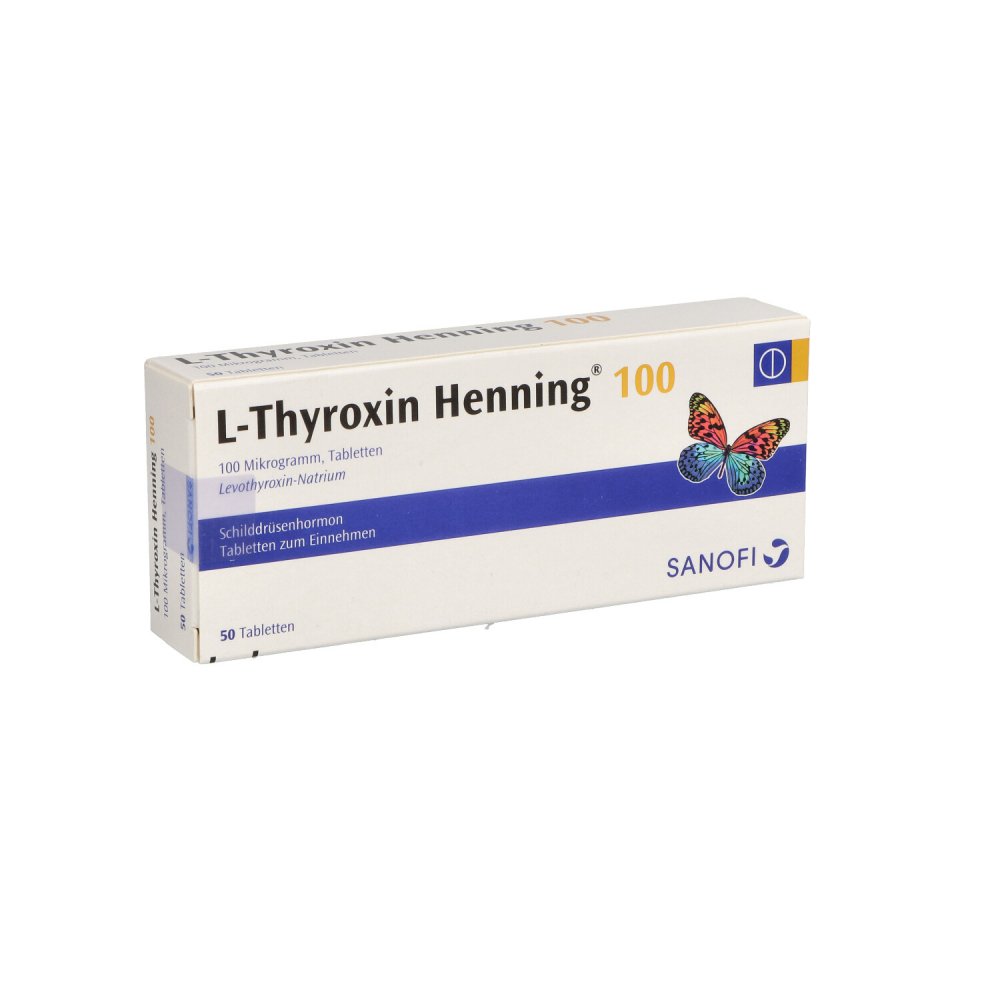 L-Thyroxin Henning 100 50 stk günstig bei apo.com