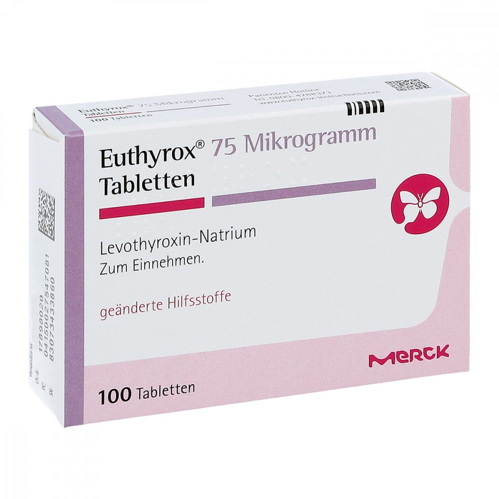 Euthyrox 75 Mikrogramm Tabletten 100 stk günstig bei apo.com