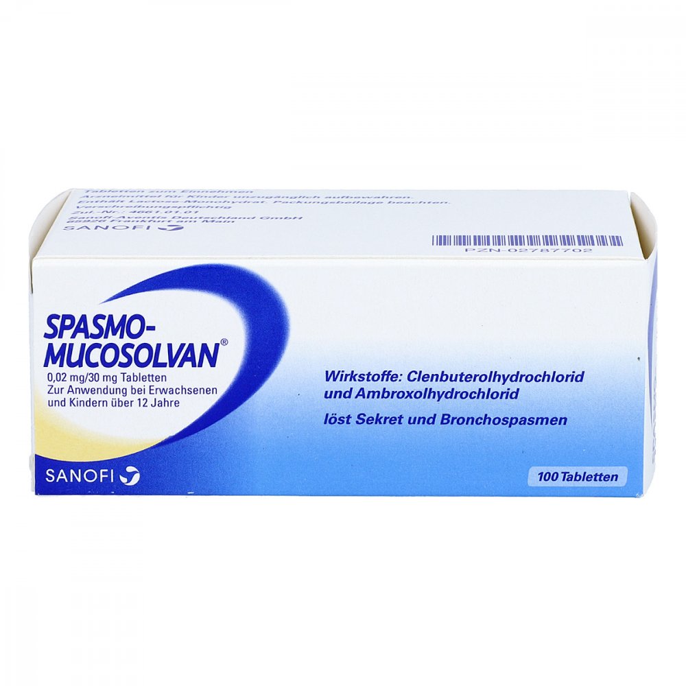 Spasmo Mucosolvan Tabletten 100 stk günstig bei apo.com