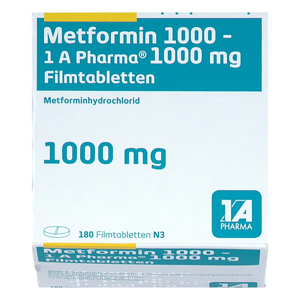 Metformin 1000-1A Pharma 180 stk günstig bei apo.com