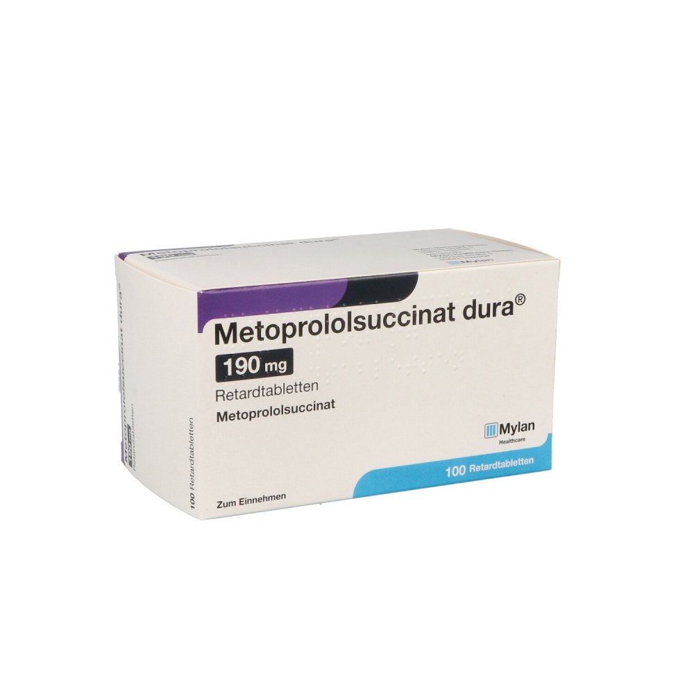Metoprololsuccinat dura 190mg 100 stk günstig bei apo.com