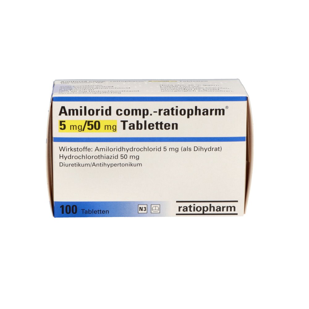 Amilorid comp.-ratiopharm 5mg/50mg 100 stk günstig bei apo.com