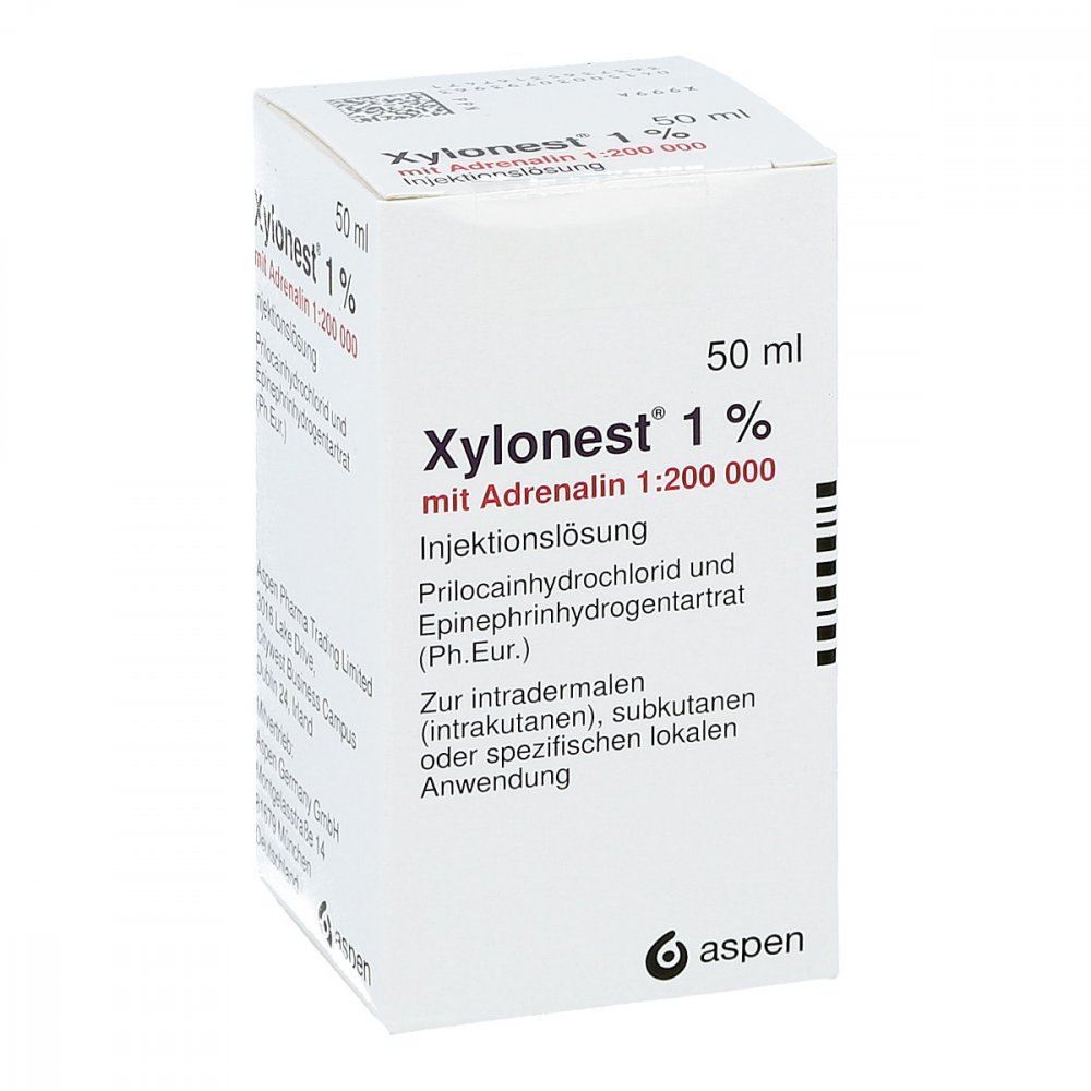 Xylonest 1% mit Adrenalin Fl. Injektionslösung 50 ml