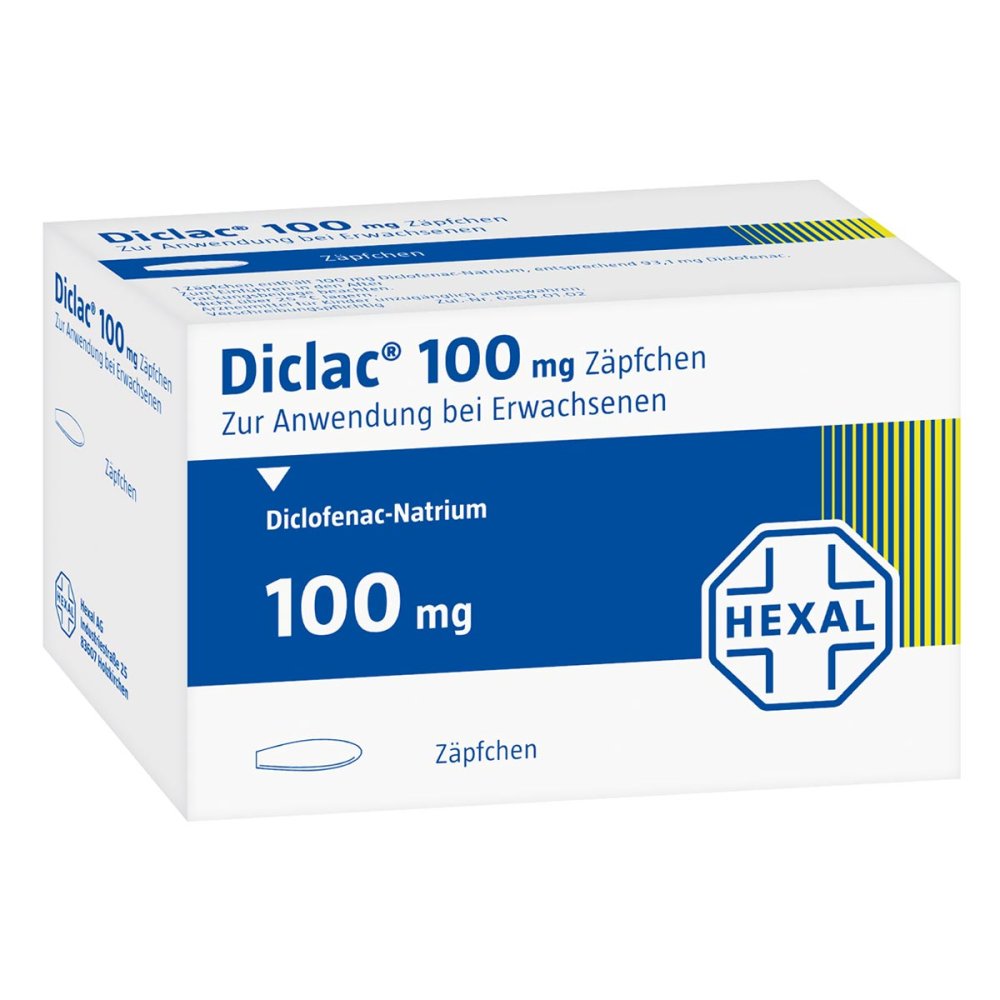 Diclac 100mg 50 stk günstig in der Online Apotheke apo.com bestellen