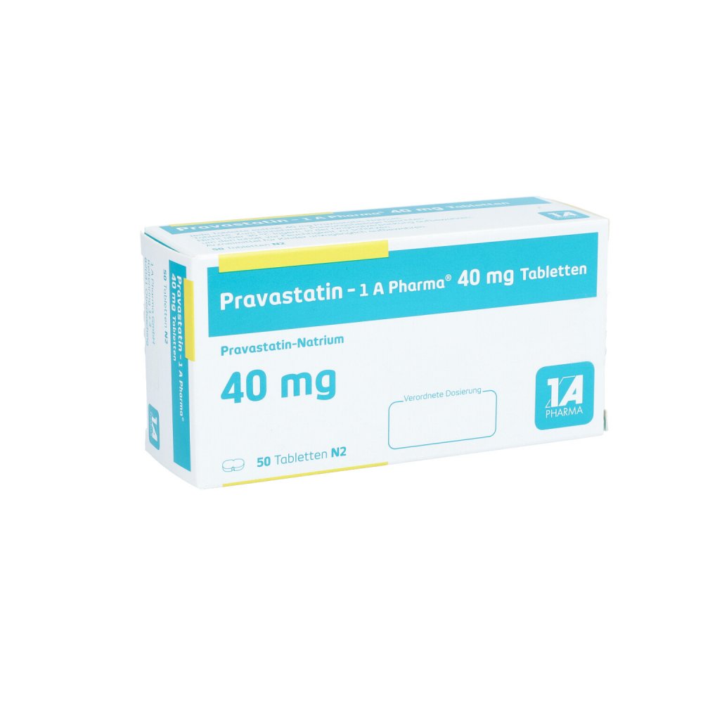 Pravastatin-1a Pharma 40 mg Tabletten 50 stk