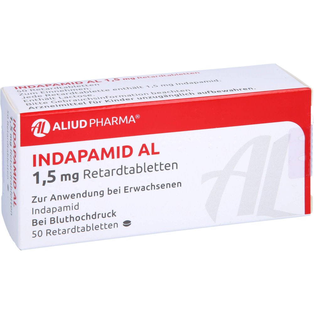 Indapamid Al 1,5 mg Retardtabletten 50 stk günstig bei apo.com