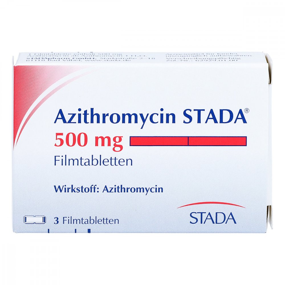 Azithromycin STADA 500mg 3 stk günstig bei apo.com